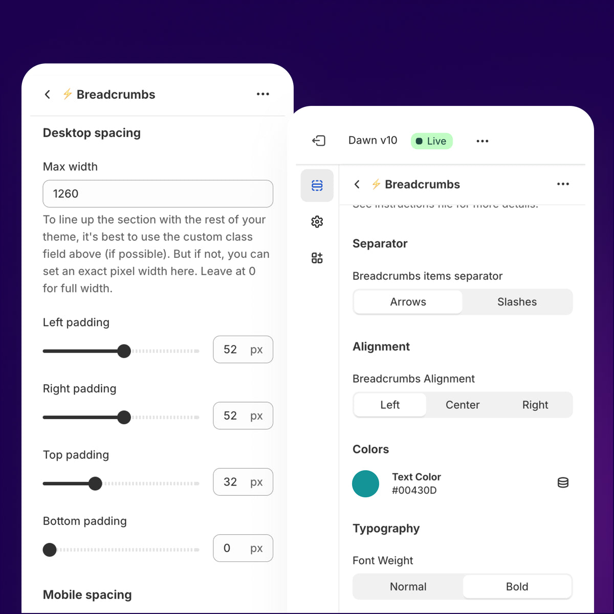 Better Breadcrumbs - Shopify Section & Block – Shop Ed Codes