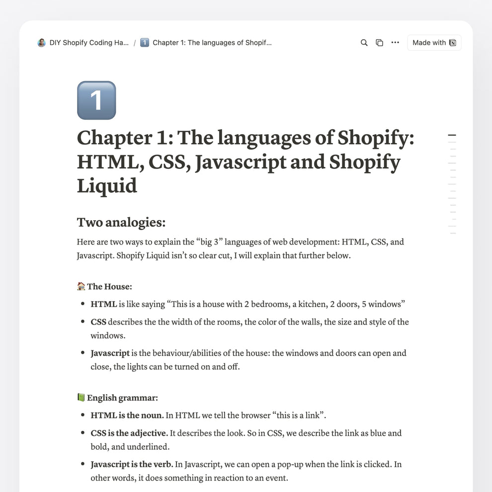The DIY Shopify Coding Handbook – Shop Ed Codes