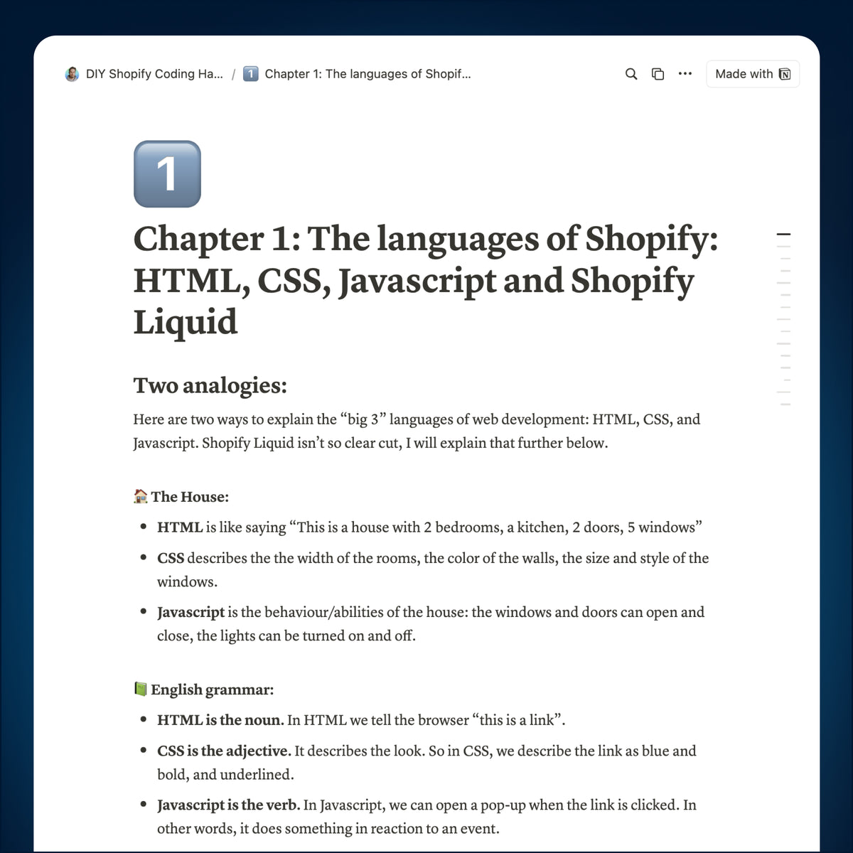 The DIY Shopify Coding Handbook – Shop Ed Codes