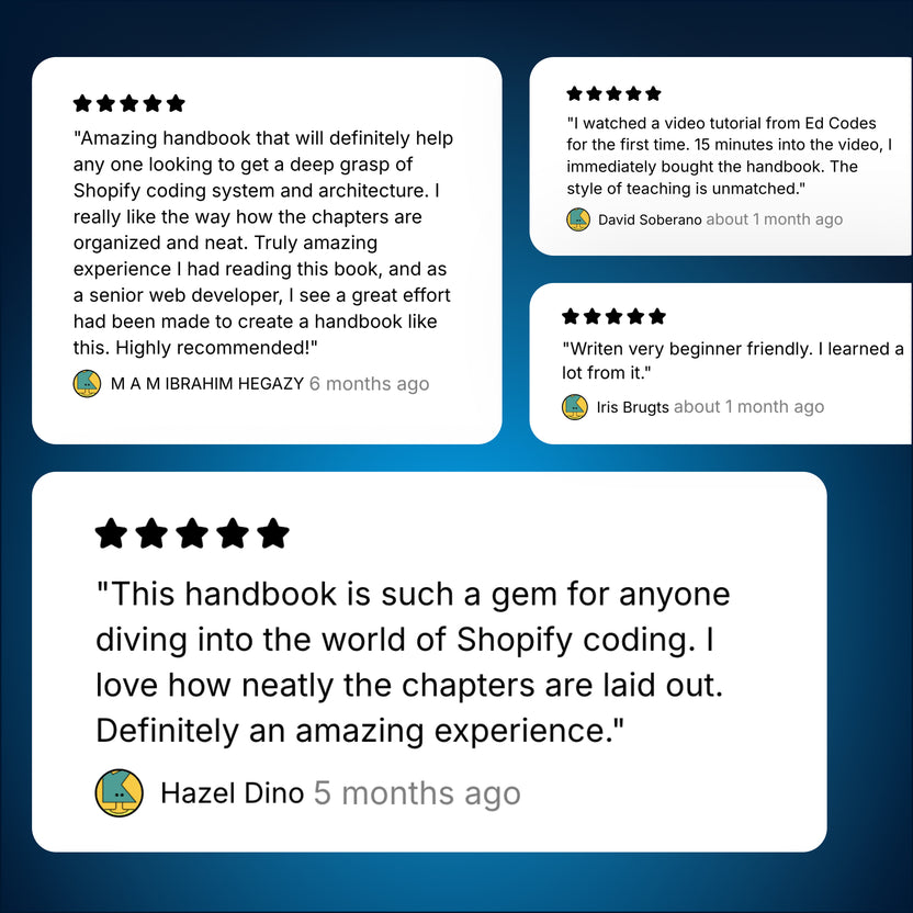 The DIY Shopify Coding Handbook – Shop Ed Codes