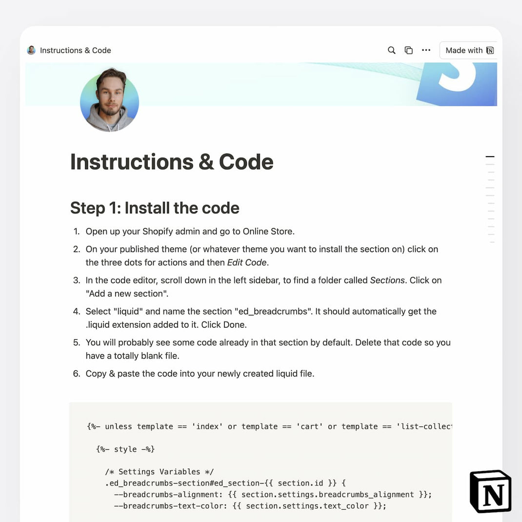 Scrolling Text Section for Shopify – Shop Ed Codes